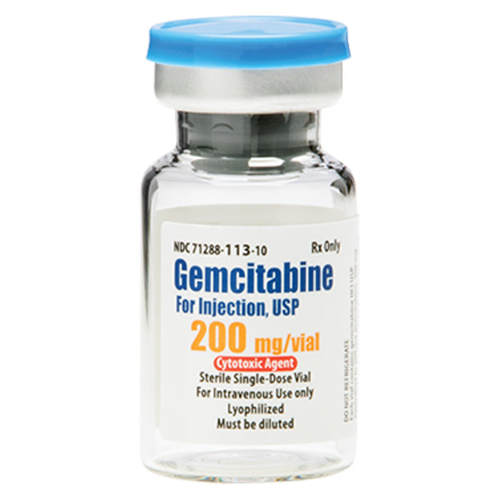 Gemcitabine injection 200gm Single Dose Vial 5.26 mL — Mountainside ...