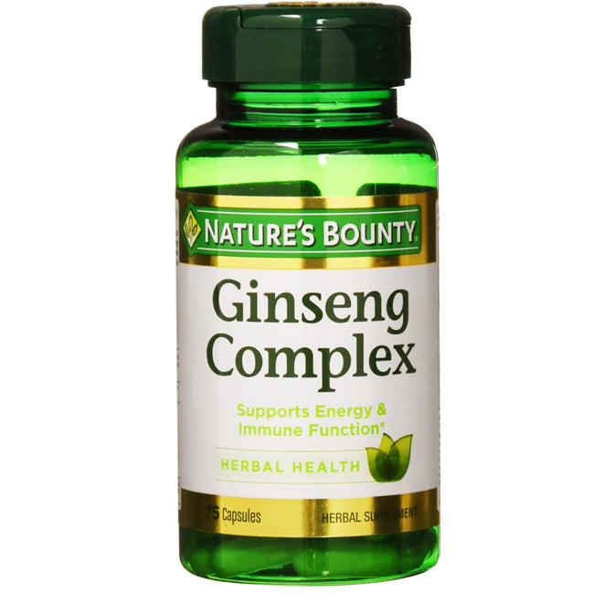Ginseng Complex with Royal Jelly by Natures Bounty — Mountainside ...