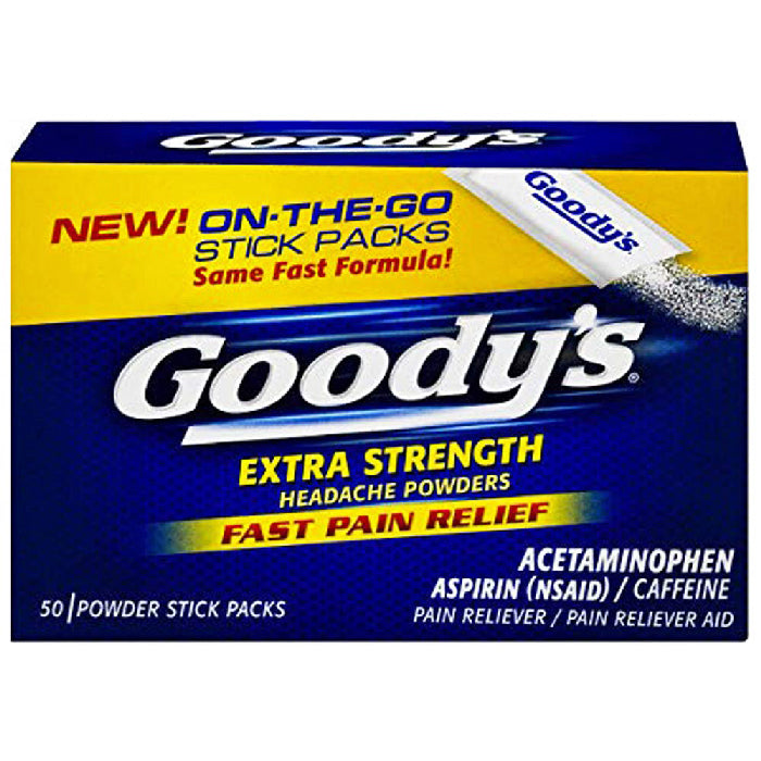 Goody's Extra Strength Headache Relief Powder 50 Count — Mountainside ...