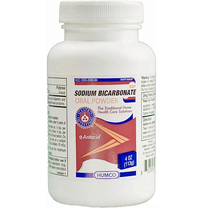 Humco Sodium Bicarbonate Heartburn Relief Powder, 4.2 oz — Mountainside ...