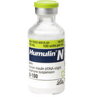Humulin-N Human Insulin Injection U-100 Multiple Dose 10 mL ...