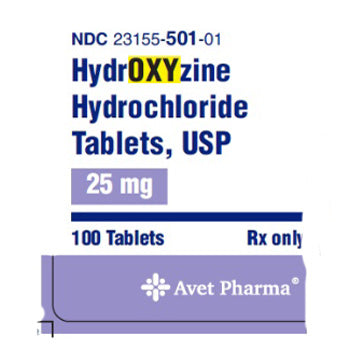 Hydroxyzine HCL Tablets 25 mg Strength — Mountainside Medical Equipment