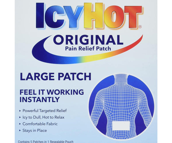 Icy Hot XL Back Patches: Muscle, Joint & Back Relief — Mountainside Medical