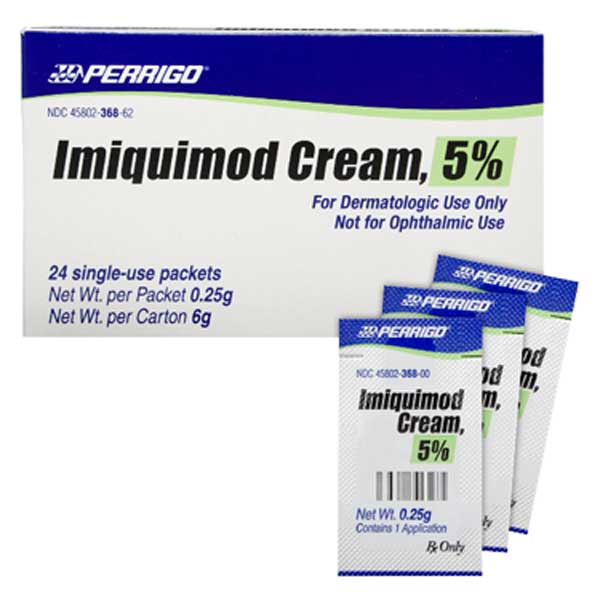Imiquimod Cream 5% Single-Use Packets — Mountainside Medical Equipment