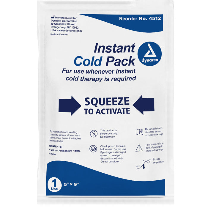 Instant Cold Pack Disposable Large 5 x 9 inch Size — Mountainside ...