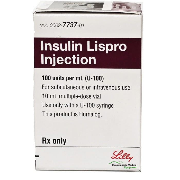 Insulin Lispro Injection U-100 Multiple Dose Vial 10 mL **Requires Ref — Mountainside Medical ...