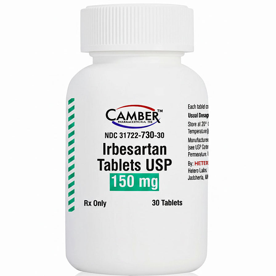 Irbesartan Tablets 150 mg by Camber Pharma 30 Tablets — Mountainside ...