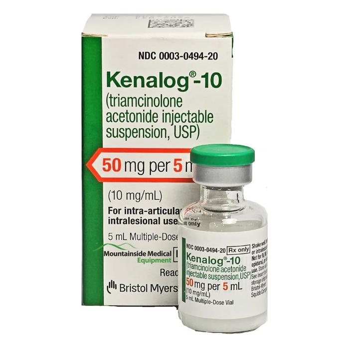 Kenalog 10 for Injection (Triamcinolone Acetonide) 10mg — Mountainside ...