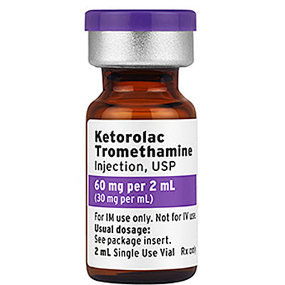 Ketorolac Tromethamine Injection 60 mg per 2 mL — Mountainside Medical ...