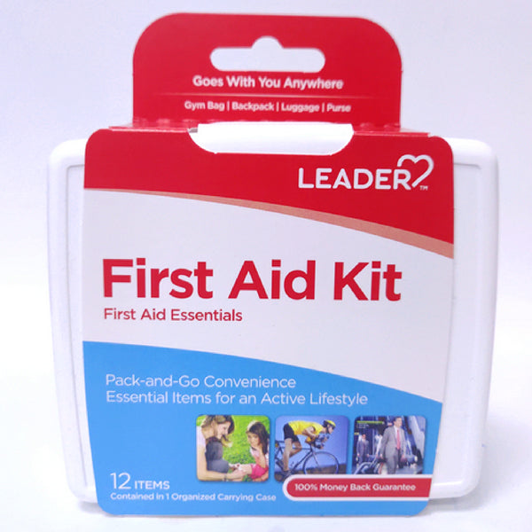 First Aid Kit 12 Piece by Leader — Mountainside Medical Equipment