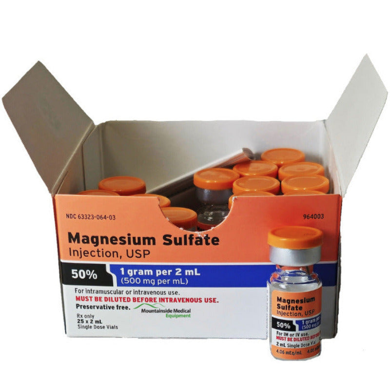 Magnesium Sulfate 50%: Eclampsia & Seizure Relief — Mountainside Medical