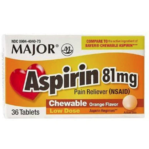 Aspirin Products - Mountainside Medical Equipment