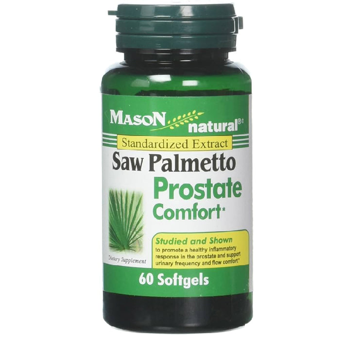 Saw Palmetto Prostate Comfort Softgels by Mason — Mountainside Medical ...