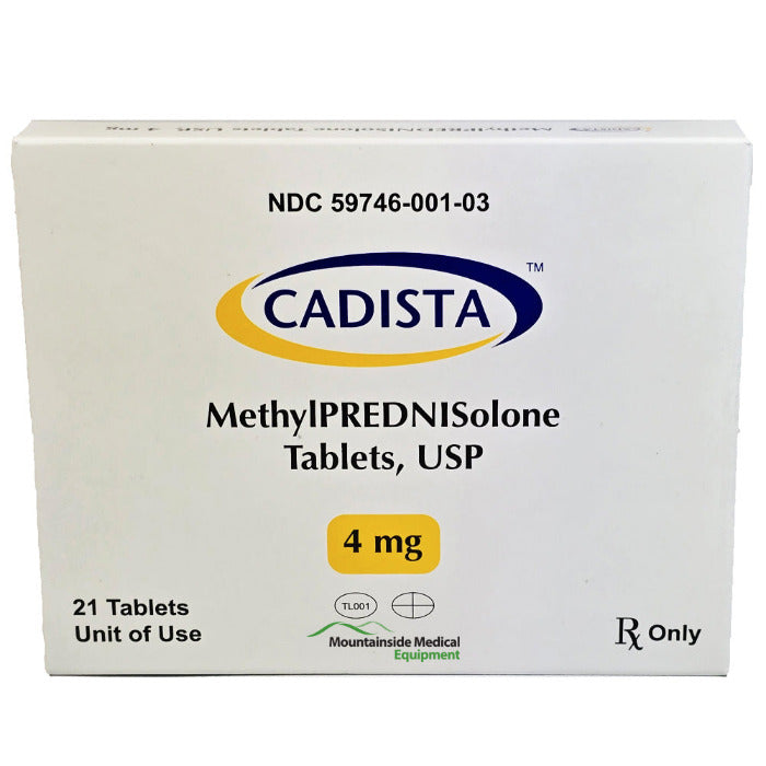 Methylprednisolone Tablets 4 mg 21 Count — Mountainside Medical Equipment
