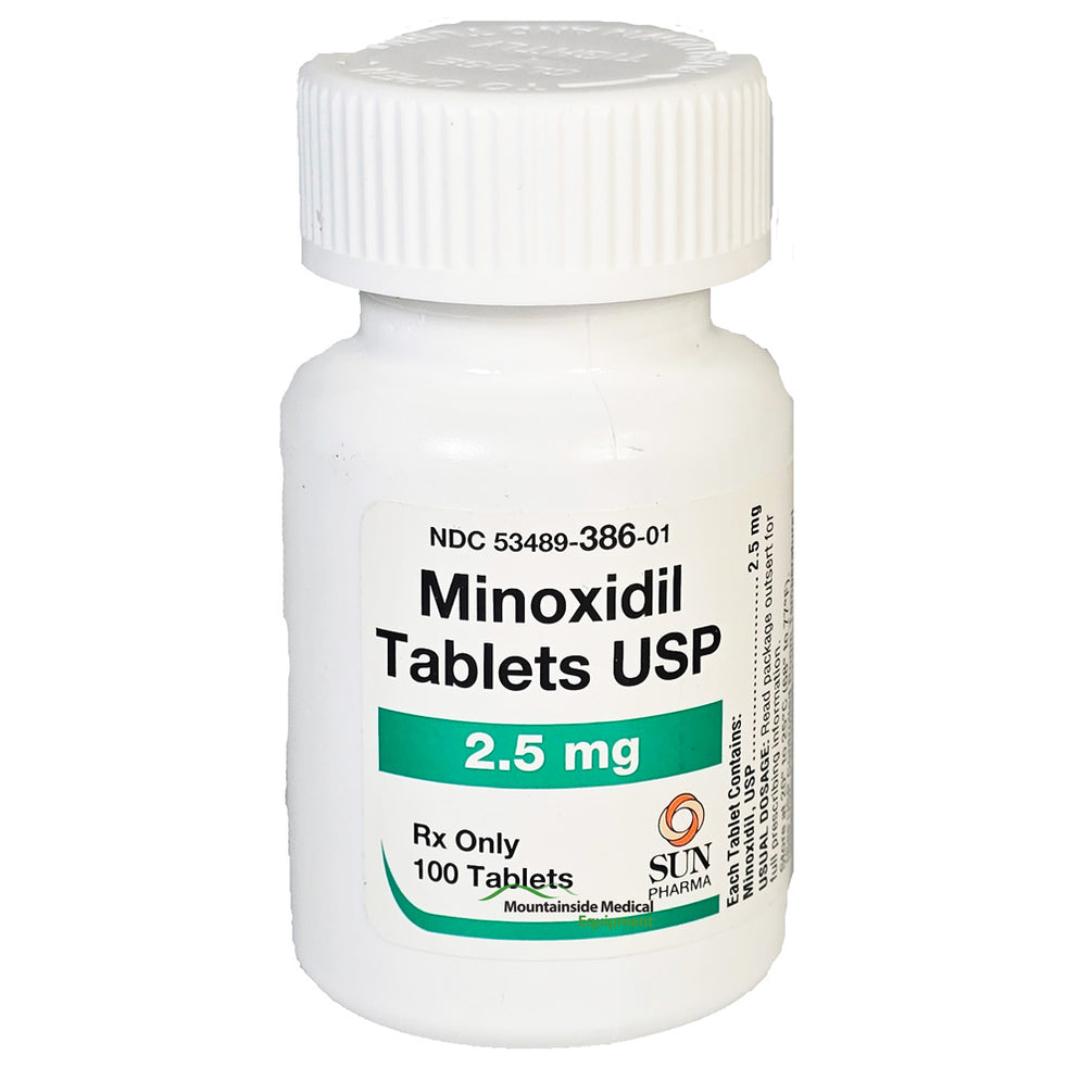 Minoxidil Tablets 2.5 mg by Sun Pharmaceutical — Mountainside Medical