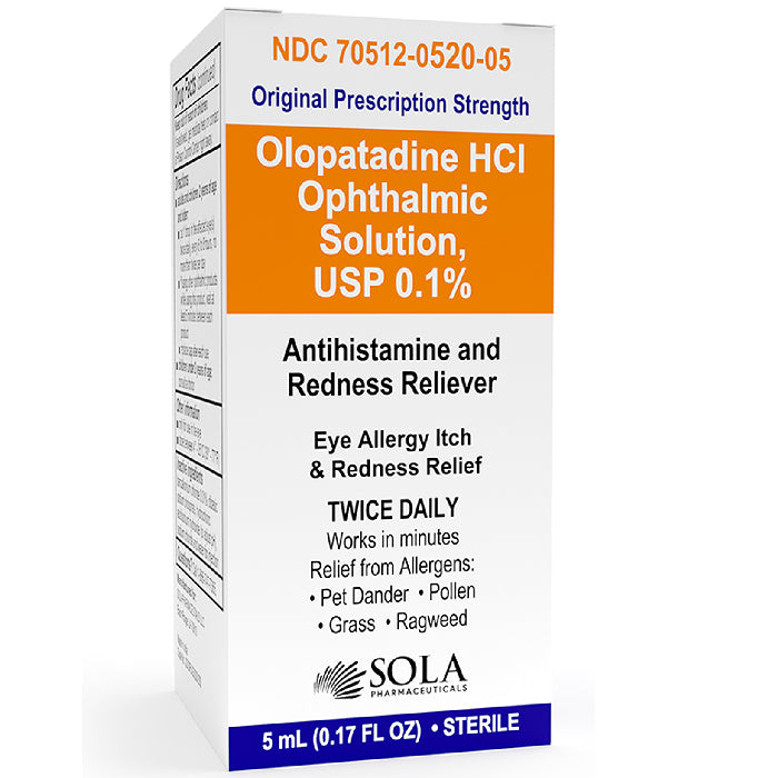 Olopatadine Eye Drops | Olopatadine Ophthalmic Solution 0.1% Eye Drops ...