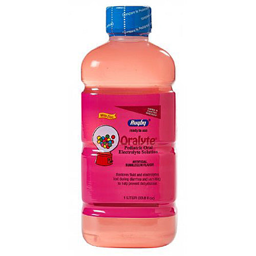 Oralyte Oral Electrolyte Solution Bubble Gum Flavor 33 oz ...