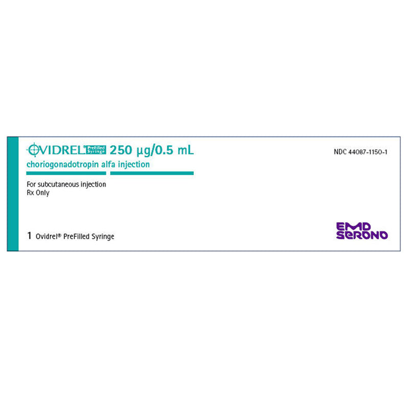 Ovidrel Injection Prefilled Syringe 250 mcg by EMD Serono ...