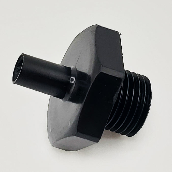 Oxygen Humidifier Adapter Black Plastic without Tubing — Mountainside ...