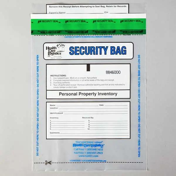 Security Bags - Personal Property Inventory Bags — Mountainside Medical ...