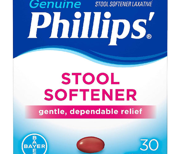 Phillips Liquigel Stool Softener Liquid Gels 100mg 30 Count ...