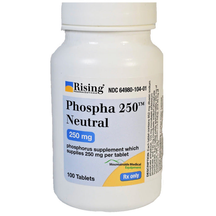Phospha 250 Neutral Phosphorus Supplement — Mountainside Medical Equipment