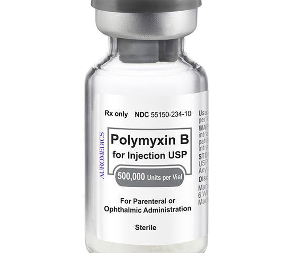 Polymyxin B Sulfate for injection 500,000 Units Per Vial — Mountainside ...