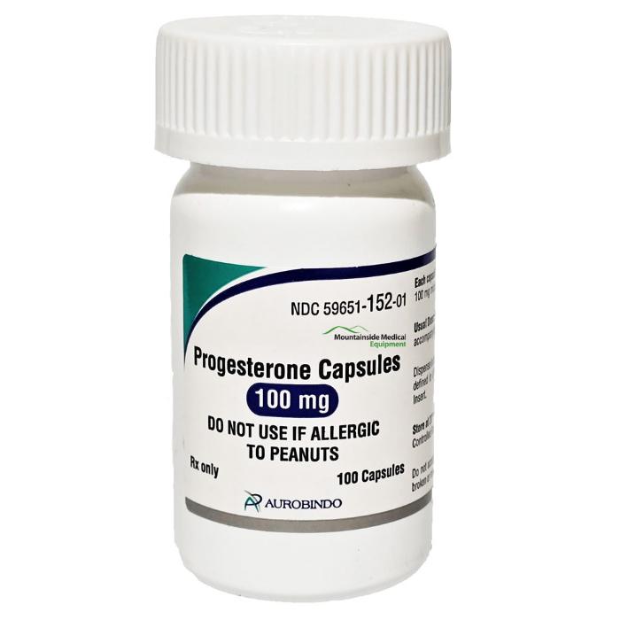 Progesterone 100 mg Capsules 100 Count (RX) — Mountainside Medical ...