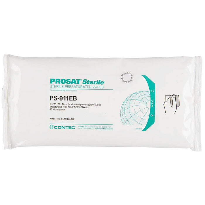 Prosat Sterile Meltblown Polypropylene Wipes Presaturated with 70% IPA ...