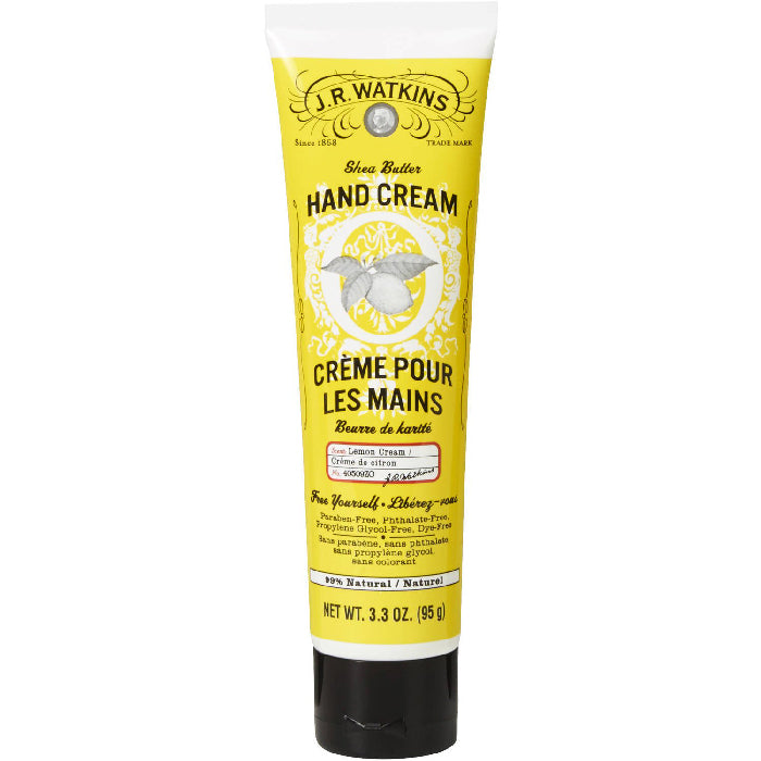 J.R. Watkins Shea Butter Body Cream Lemon Crème Scent 3.3 oz ...