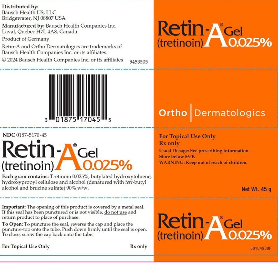 Retin-A Gel 0.025% Gel - Tretinoin Gel Benefits, Side Effects ...