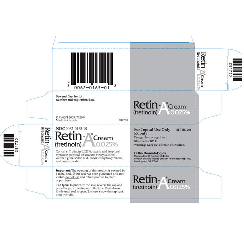 Retin-A Cream (Trerinon) 0.025% Acne Medication 20 gram (RX ...