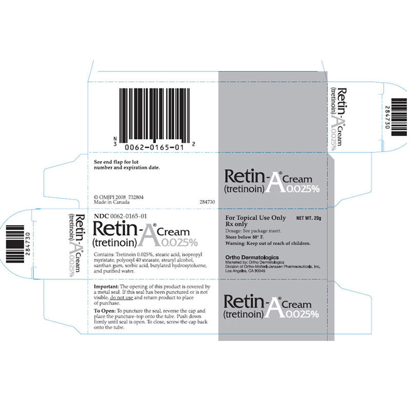 Retin-A Cream (Trerinon) 0.025% Acne Medication 20 gram (RX ...