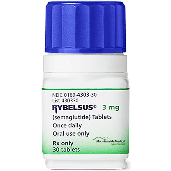 Rybelsus (semaglutide) Tablets 3 mg, 30 Tablets Per Bottle ...