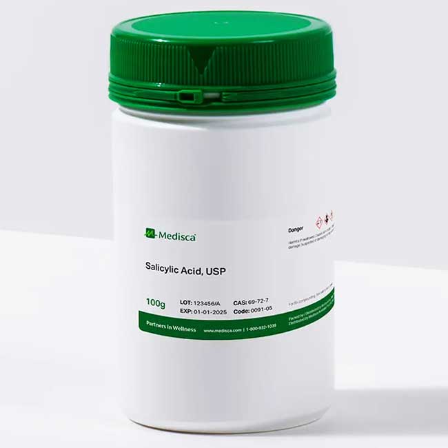 Salicylic Acid USP Powder For Compounding (API) — Mountainside Medical ...