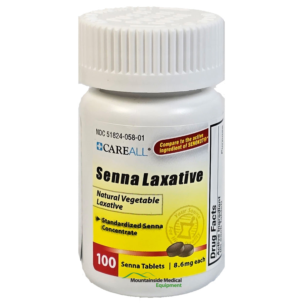 Senna Natural Laxative Tablets 100 Count — Mountainside Medical Equipment