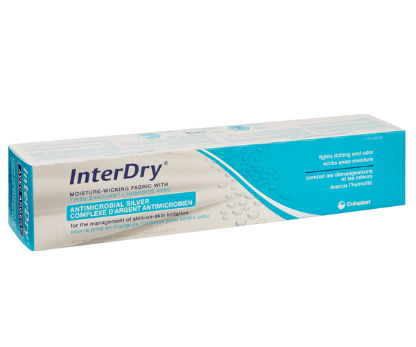 Interdry Silver Antimicobal Dressing for Skin Fold Management ...