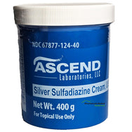 Silver Sulfadiazine Cream 1% Jar 400 Grams by Ascend — Mountainside Medical
