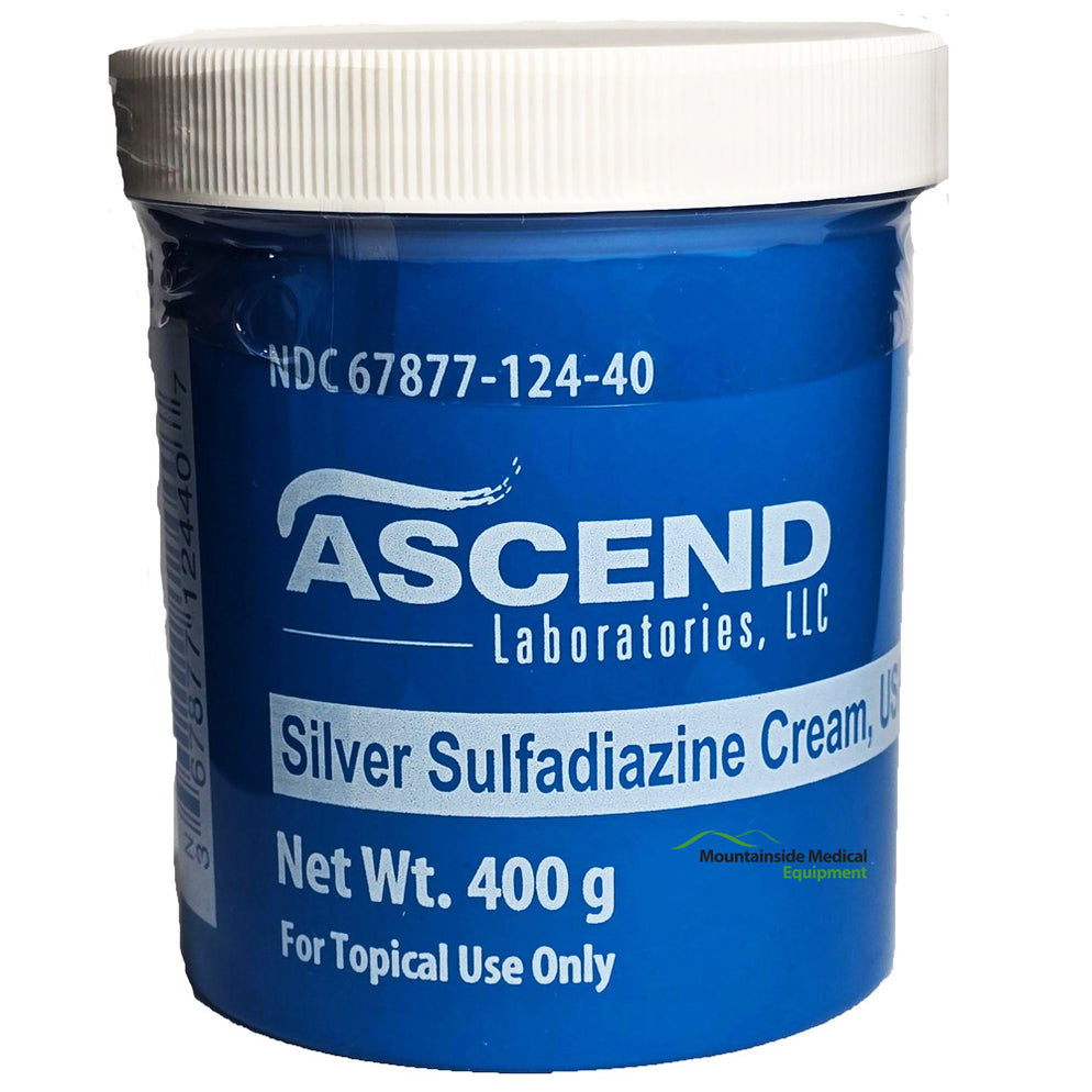 Silver Sulfadiazine Cream 1% Jar 400 Grams by Ascend — Mountainside Medical