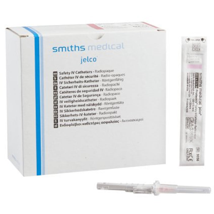Smiths Medical Protectiv Peripheral IV Catheter with Retracting Safety ...