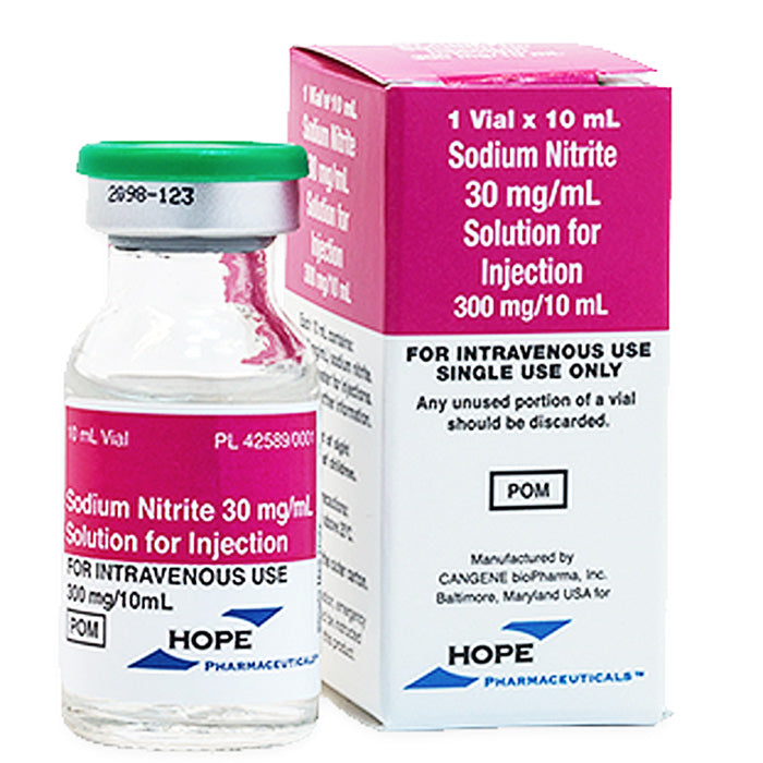 Sodium Nitrite for Injection Single-Dose Vial 10 mL — Mountainside ...
