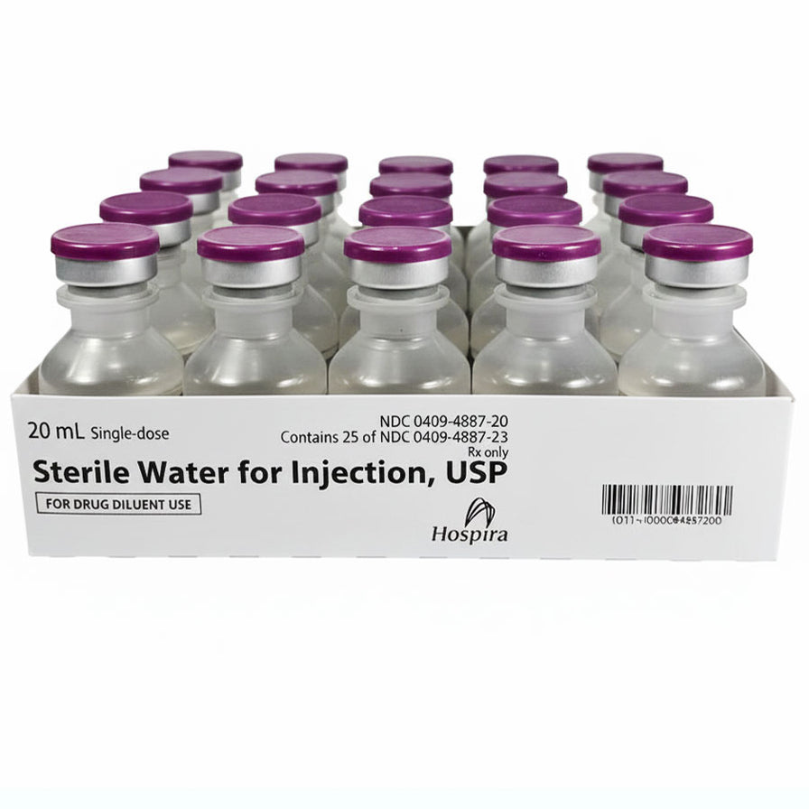 Sterile Water for Injection USP | Safe Dilution & Medication Mixing ...