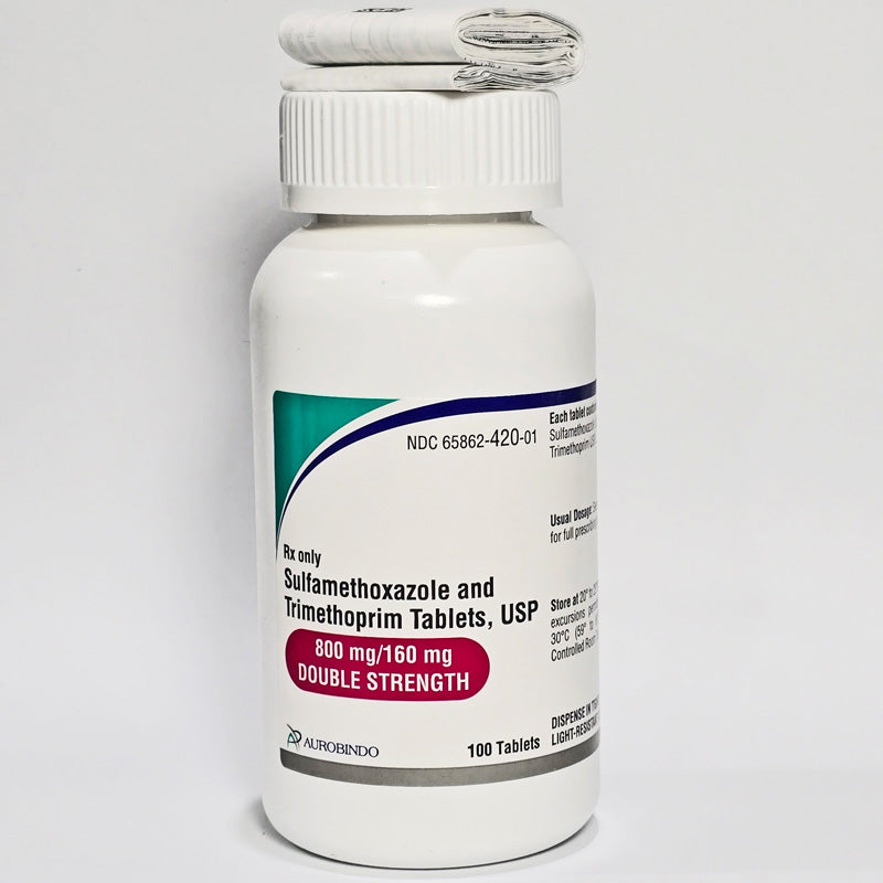 Sulfamethoxazole and Trimethoprim 800mg/160 mg Double Strength ...