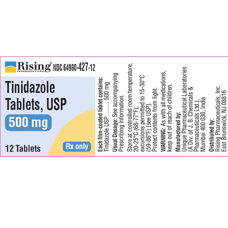 Tinidazole 250 mg: Anti-Parasitic & Infection Treatment — Mountainside ...