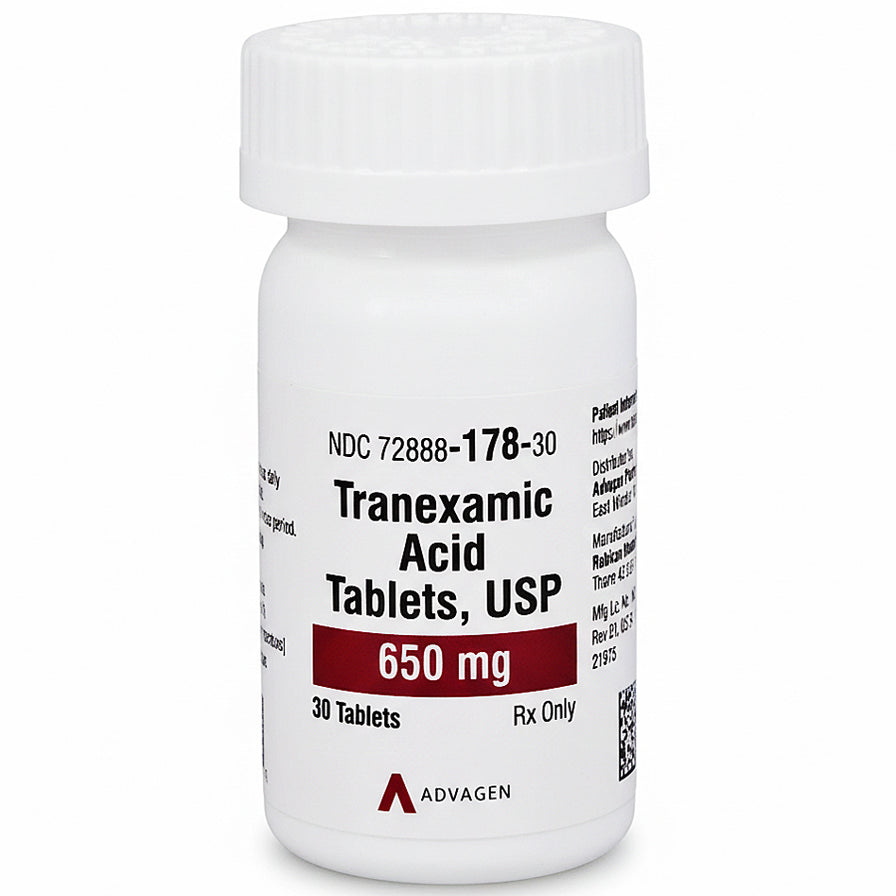 Tranexamic Acid 650mg Tablets USP by Advagen Pharma — Mountainside Medical