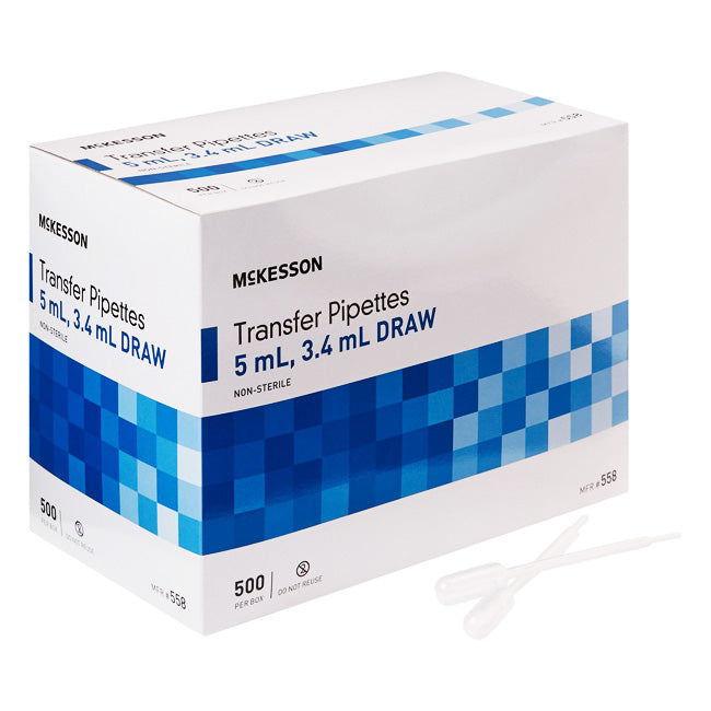 Transfer Pipettes 5mL Draw Volume — Mountainside Medical Equipment