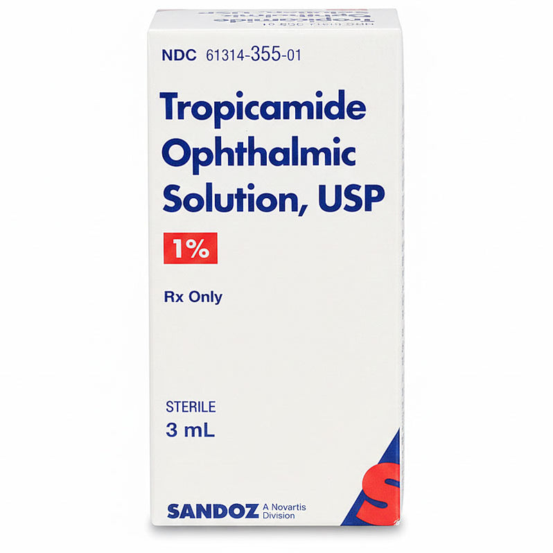 Tropicamide Ophthalmic Solution 1% Eye Drops 3 mL Sandoz — Mountainside ...