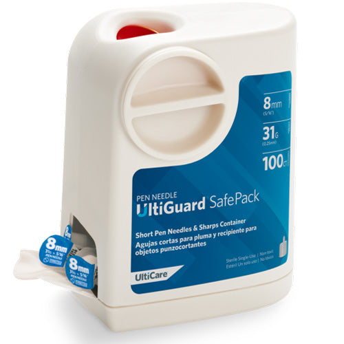 UltiGuard 31 gauge x 8 mm (5/16") Short Pen Needles — Mountainside ...