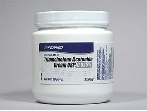 Triamcinolone Acetonide Cream 0.25% Jar, 1 Pound - Perrigo ...