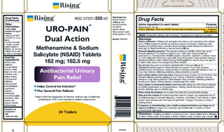 Uro-Pain Antibacterial Urinary Pain Relief Medicine 24 Count ...